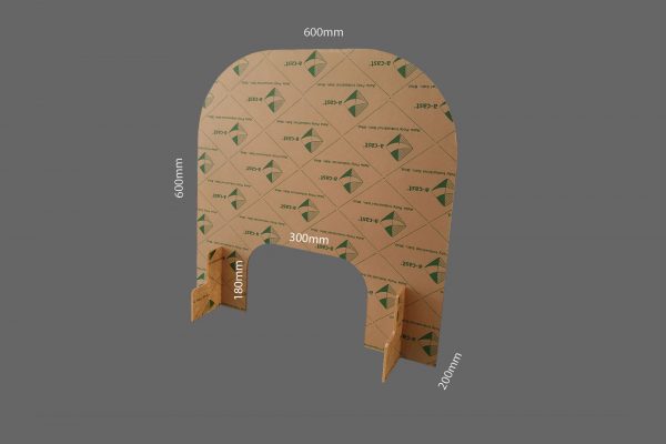 Acrylic Desk Shield & Sneeze Guard | Safety Protection
